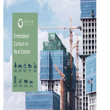 Embodied Carbon in Real Estate | PPTX