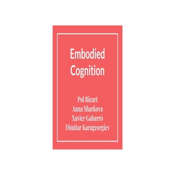 Embodied Cognition Ppt