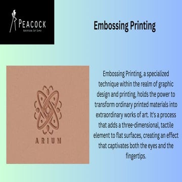 Embossing Printing | PDF
