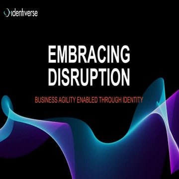 Embracing disruption | PPT