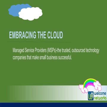 Embracing the cloud | PPTX | Cloud Computing | Internet