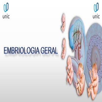 Embriologia geral | PPTX