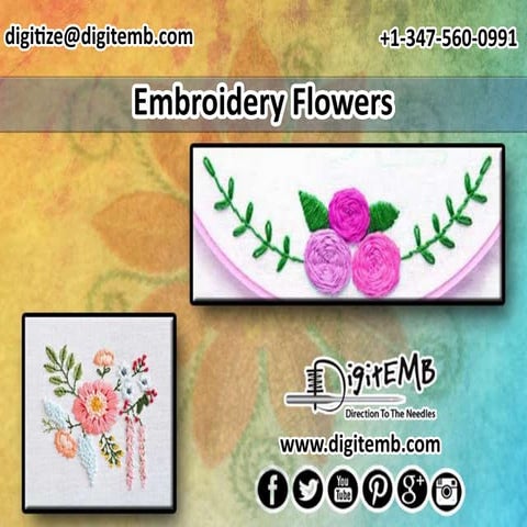 Embroidery flowers | PDF