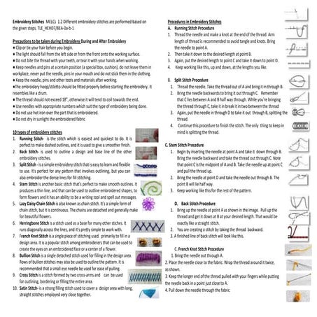 EPP- Basic Stitches | PPTX