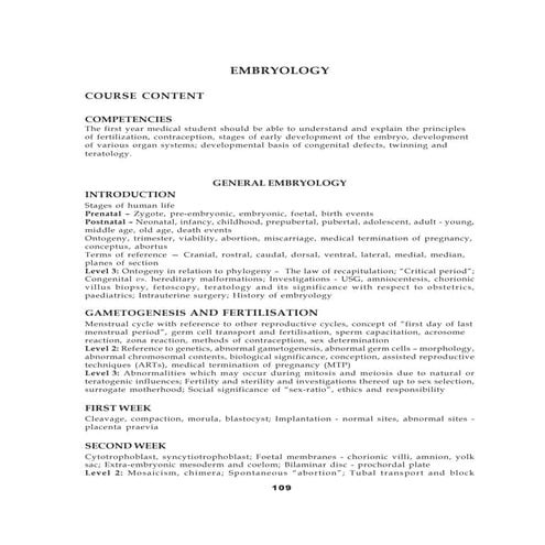 Embryology | PDF