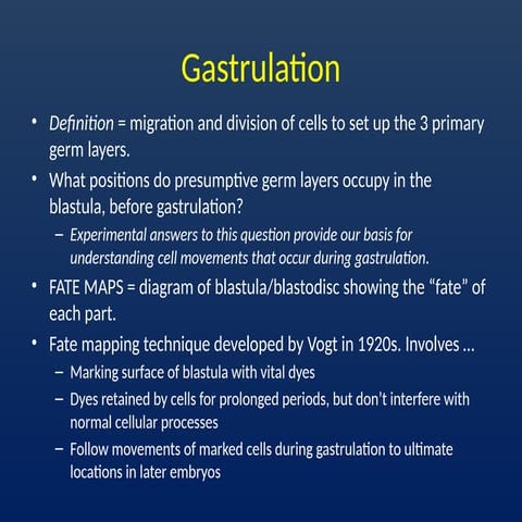 Gastrulation in frog | PPT