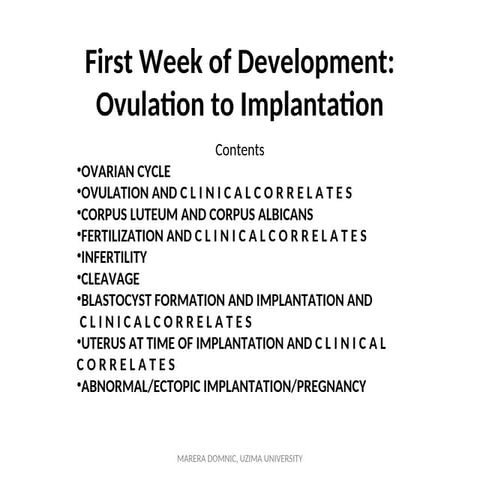EMBRYOLOGY 2 FETILIZATION TO OVULATION.ppt