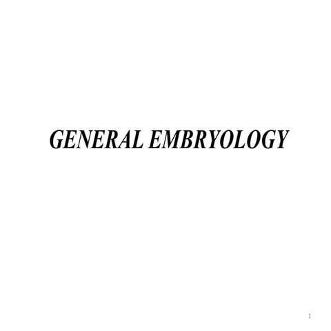 Embryology Full Note Pptx