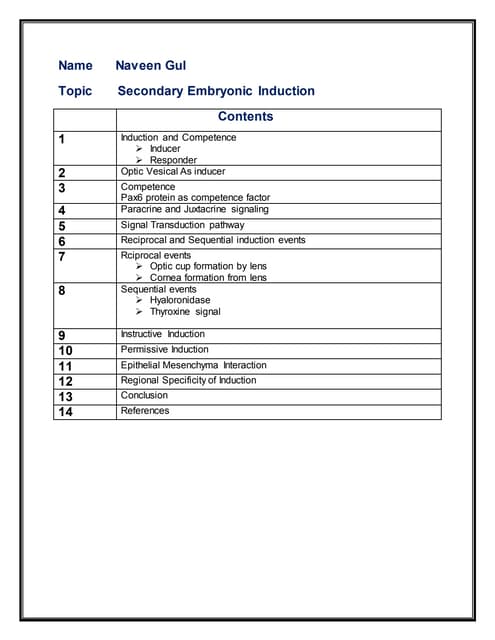 Developmental Specification & Differentiation | PDF | Biological Sciences | Science