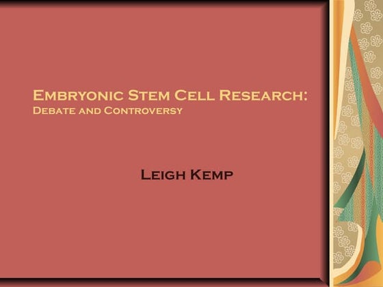 Stem Cell Research & Related Ethical Issues | PDF