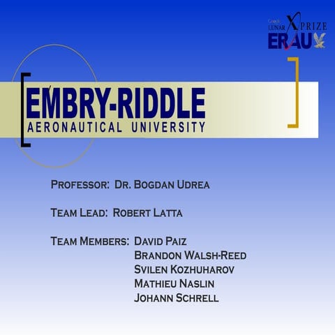 Embry Riddle Milestone | PPT