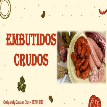 Elaboración de embutidos | PPTX