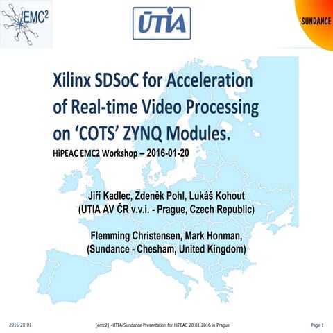 EMC2 Xilinx SDSoC presentation | PPT