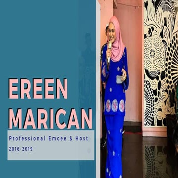 Emcee profile ereen marican | PDF