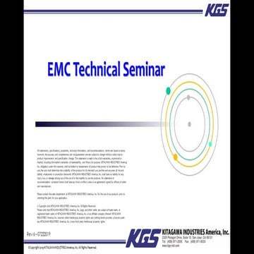 EMC Engineering Seminar - Filtering | PPT