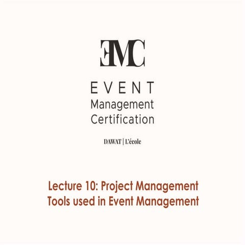 Emc lec 10 project management | PPT