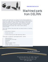 Delrin 100 AF Data Sheet and Properties