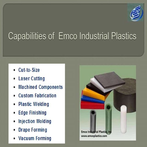 Industrial Plastics Fabrication Capabilities | PPT