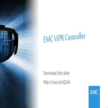 EMC VPLEX Continuous availability and non disruptive | PPTX