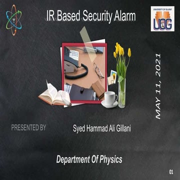 IR Based Security Alarm | PPTX