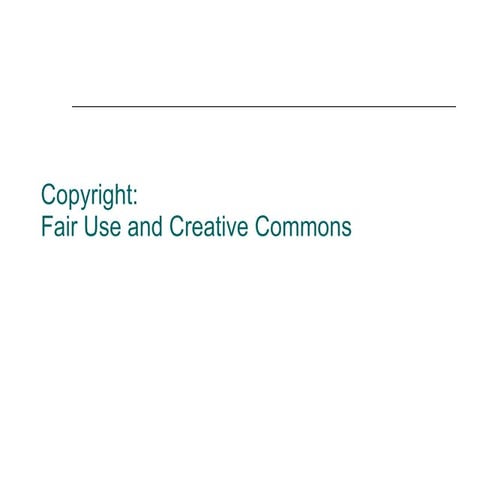 Fair Use and Creative Commons | ZIP