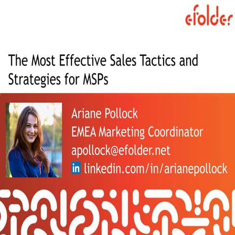 eFolder Expert Series Webinar — The Most Effective Sales Strategies and ...