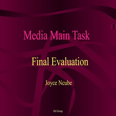 Evaluation Presentation | PPT