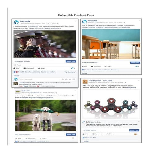EmbroidMe Facebook Samples | PDF