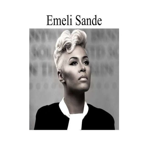 About Emeli Sande | PPTX