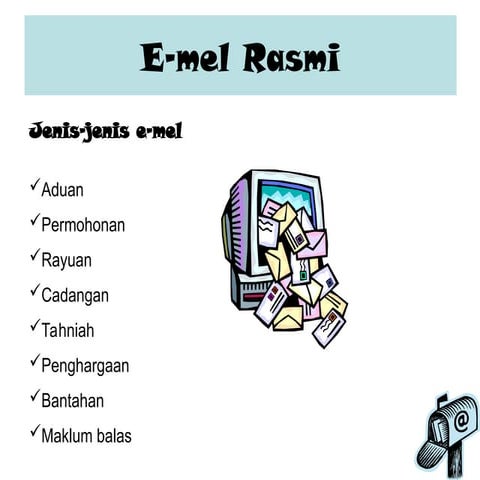 Emel Rasmi TINGKATAN 4 DAN LIMA BAHASA MELAYU | PPT