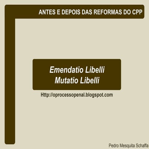 Emendatio E Mutatio | PPT