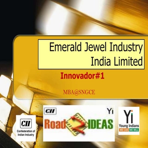 SNGCE MBA Innovador: Emerald | PPTX