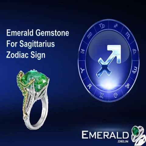 Emerald Gemstone for Sagittarius Zodiac Sign | PPT