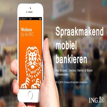 Emerce efinancials 2014 spraakmakend mobiel bankieren bij ing | PPTX ...