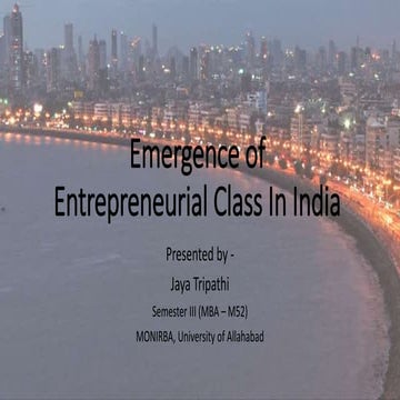 first generation entrepreneurs in india | PPTX