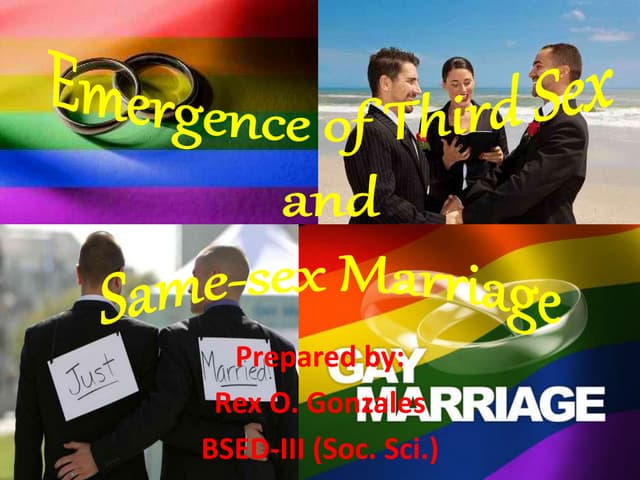 Emergence Of Third Sex Ppt