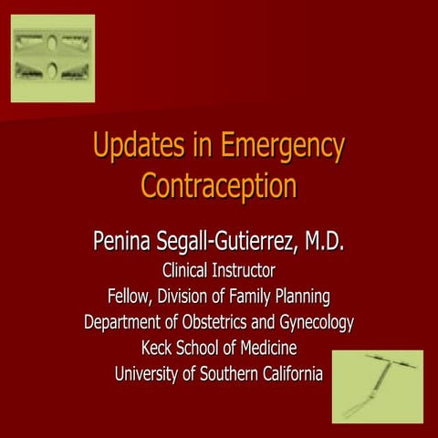 Emergency Contraception | PPT