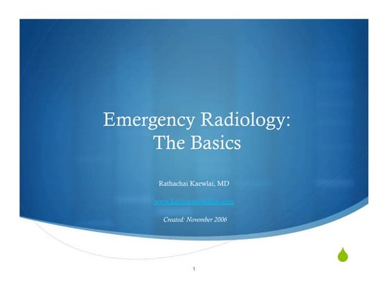 Radiology of trauma patients | PPT