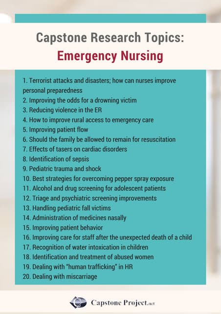 Nursing Research Project Examples Nursing Research Topics
