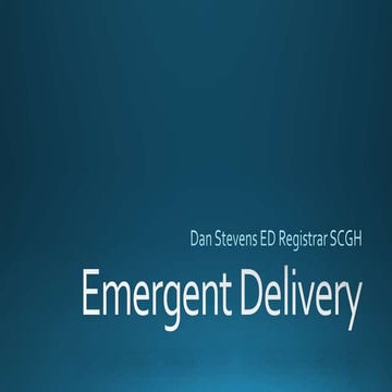 Emergent Delivery | PPTX