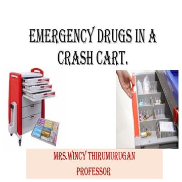 Emergency drug list | PDF