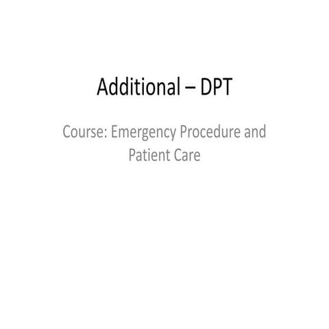 Emergency lec 1 | PPT