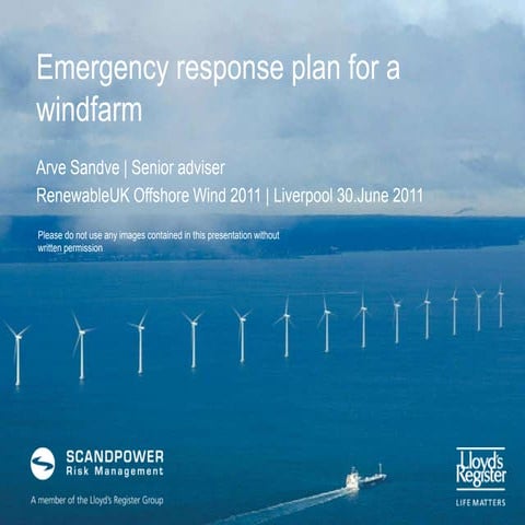 Emergency response plan for a wind farm | PPTX