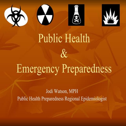Public health emergency preparedness | PPT