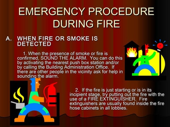 What to do in case of fire | PPT