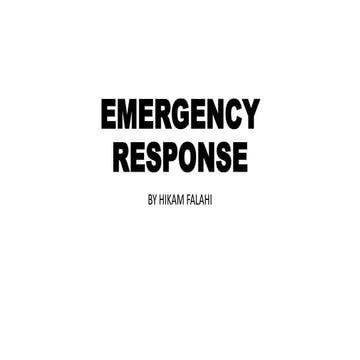 EMERGENCY RESPONSE PLAN CONSTRUCTION PROJECT | PPTX