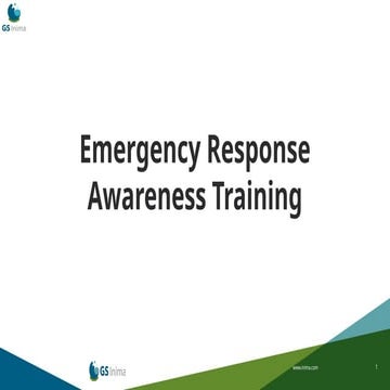 Emergency Response Training how to react | PPTX