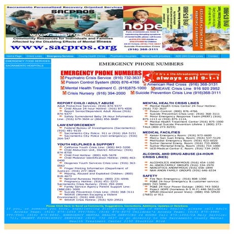 Emergency Services | PDF