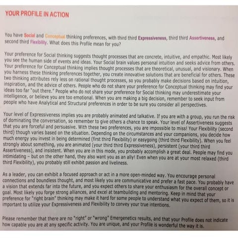 Emergenetics profile | PPT