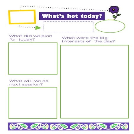 Emergent curriculum planning sheet | PDF